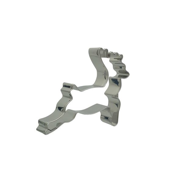 Reindeer Leaping 7cm Cookie Cutter - DoughCuts
