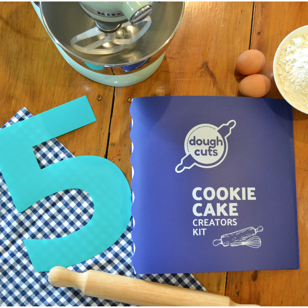 Cookie Cake Creators Kit - Set of Large Number Baking Stencils - DoughCuts