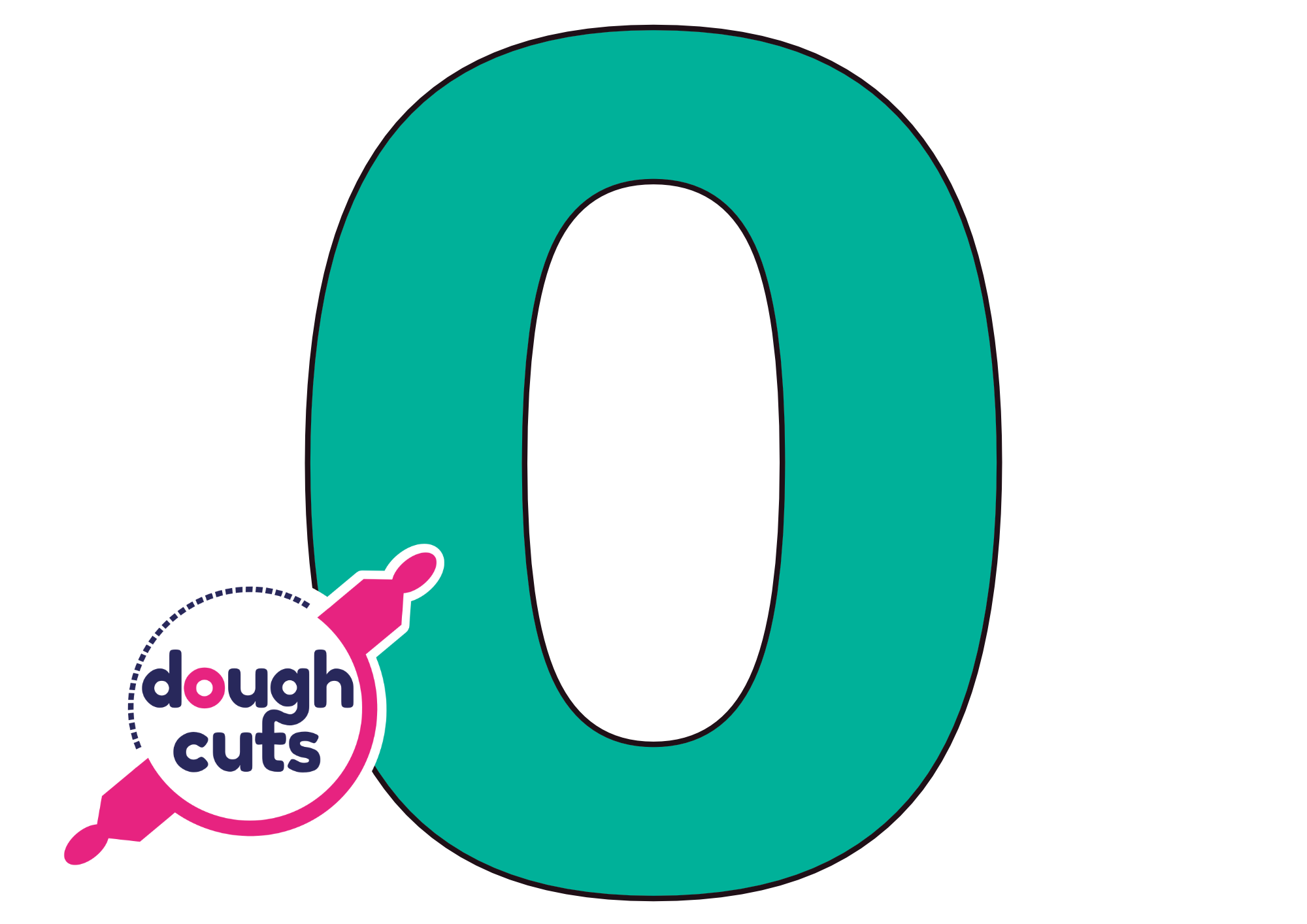 PRINT AT HOME - Set of 9 Number Cookie Cake Templates - 11 inches 28cm ...