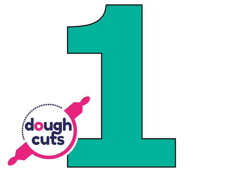 PRINT AT HOME - Set of 9 Number Cookie Cake Templates - 11 inches 28cm ...